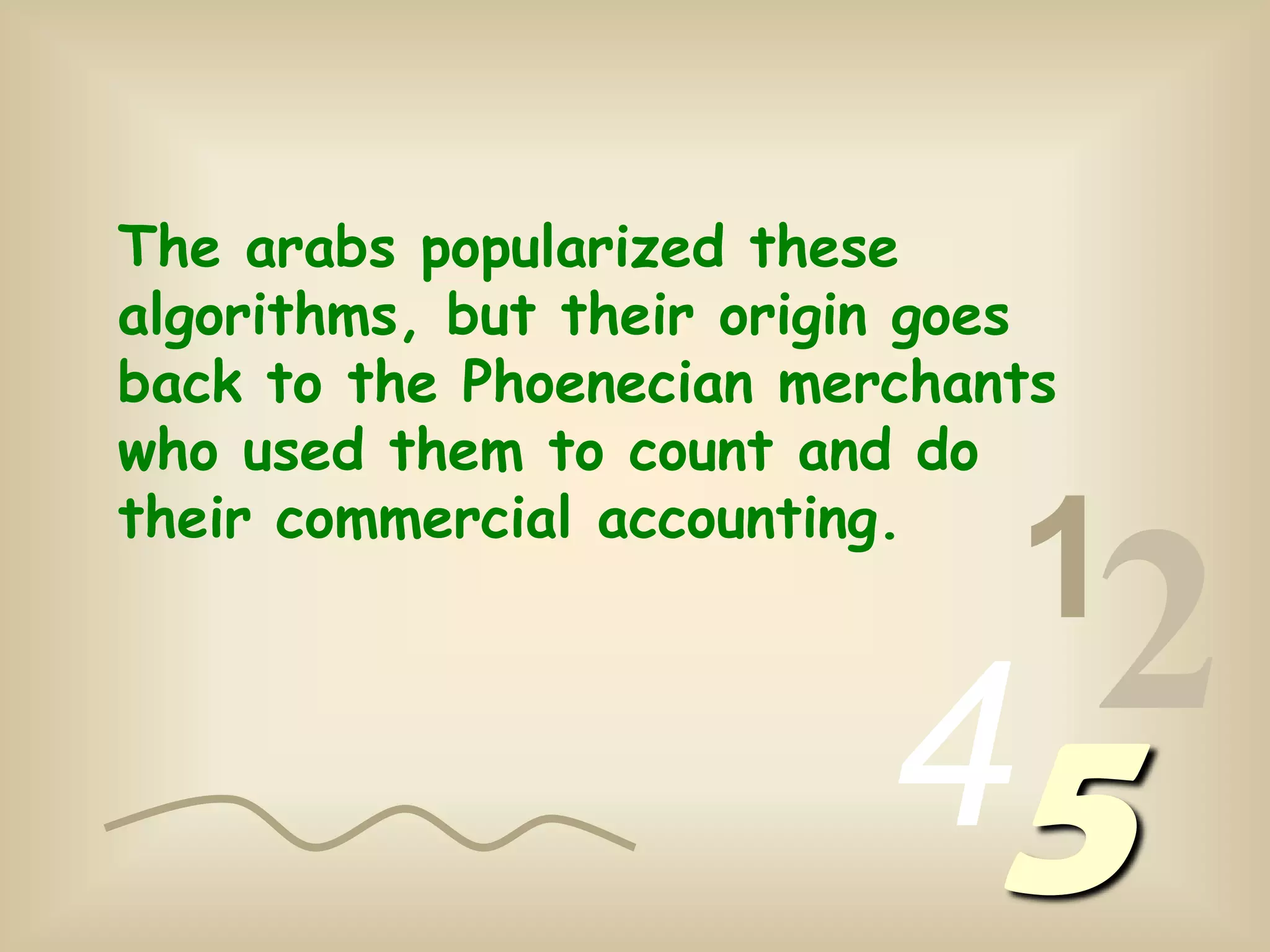 Arabic numbers | PPT