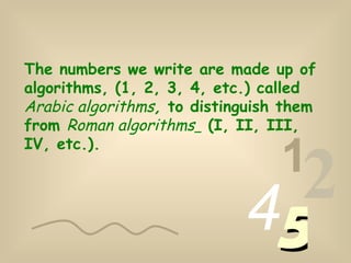 Arabic Numbers | PPS