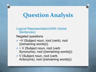 Arabic question answering ‫‬ | PPTX