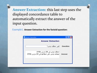 Arabic question answering ‫‬ | PPTX