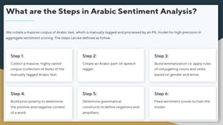 Arabic sentiment analysis | PPTX