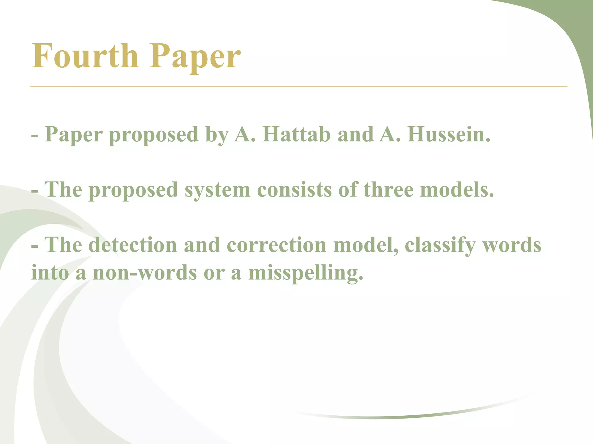 Arabic spell checkers | PPTX