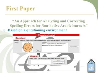Arabic spell checkers | PPT