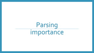 Arabic syntactic parsing | PPTX