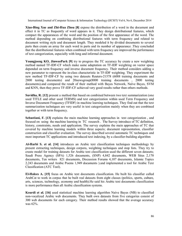 Arabic Text Categorization Algorithm Using Vector Evaluation Method Pdf