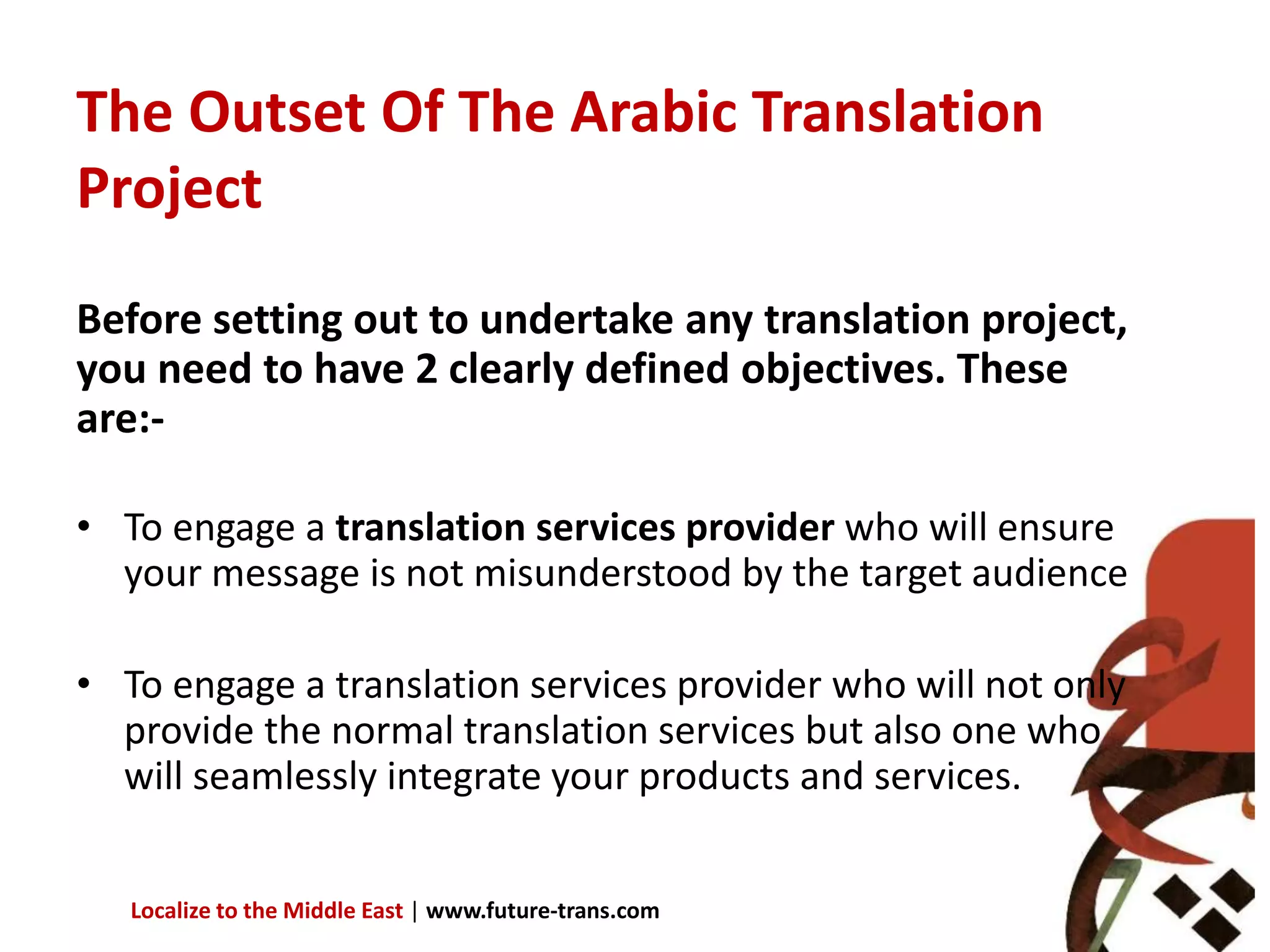 Arabic Translation Growth In 2014 | PPTX