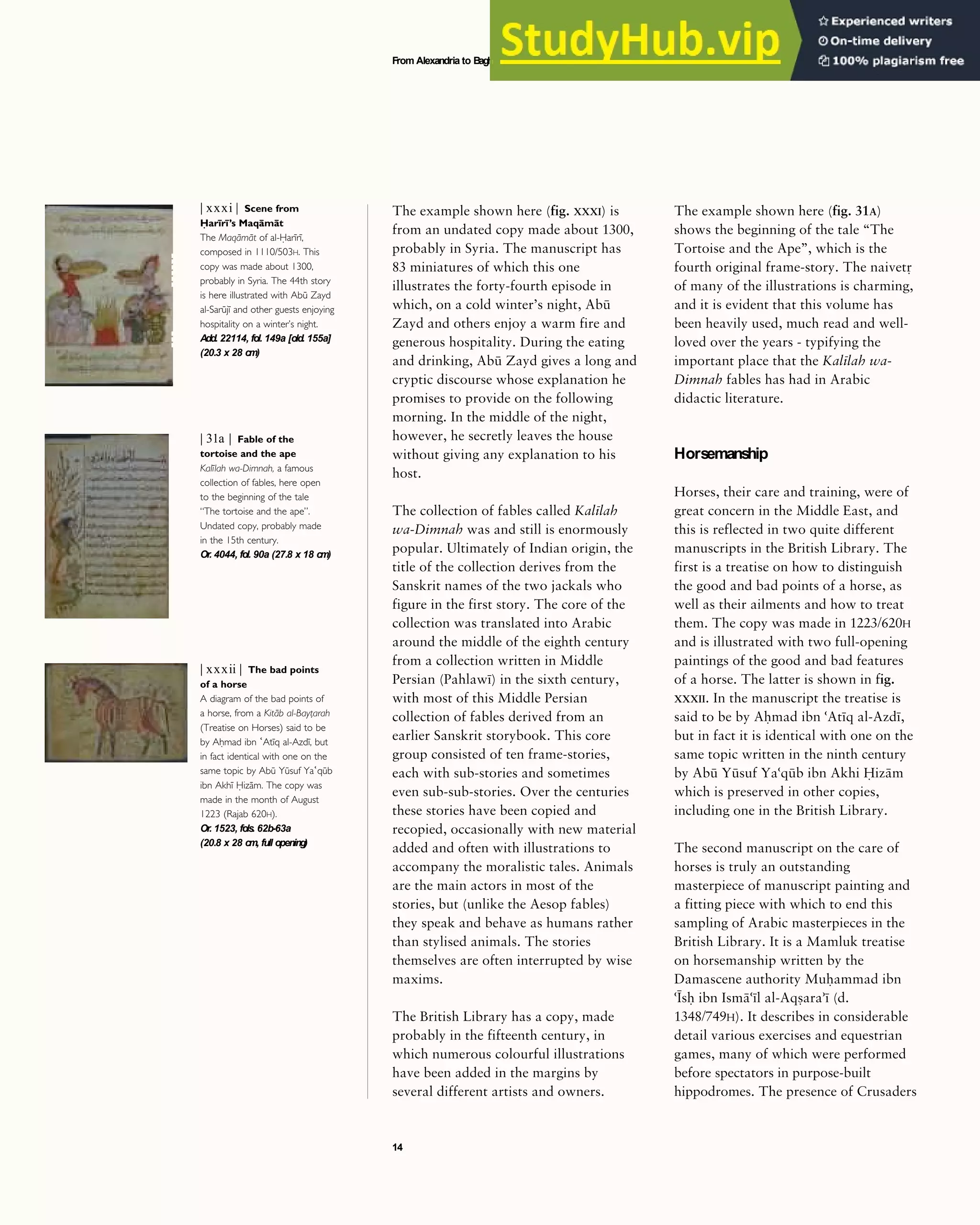 Arabic Treasures of the British Library From Alexandria to Baghdad and ...