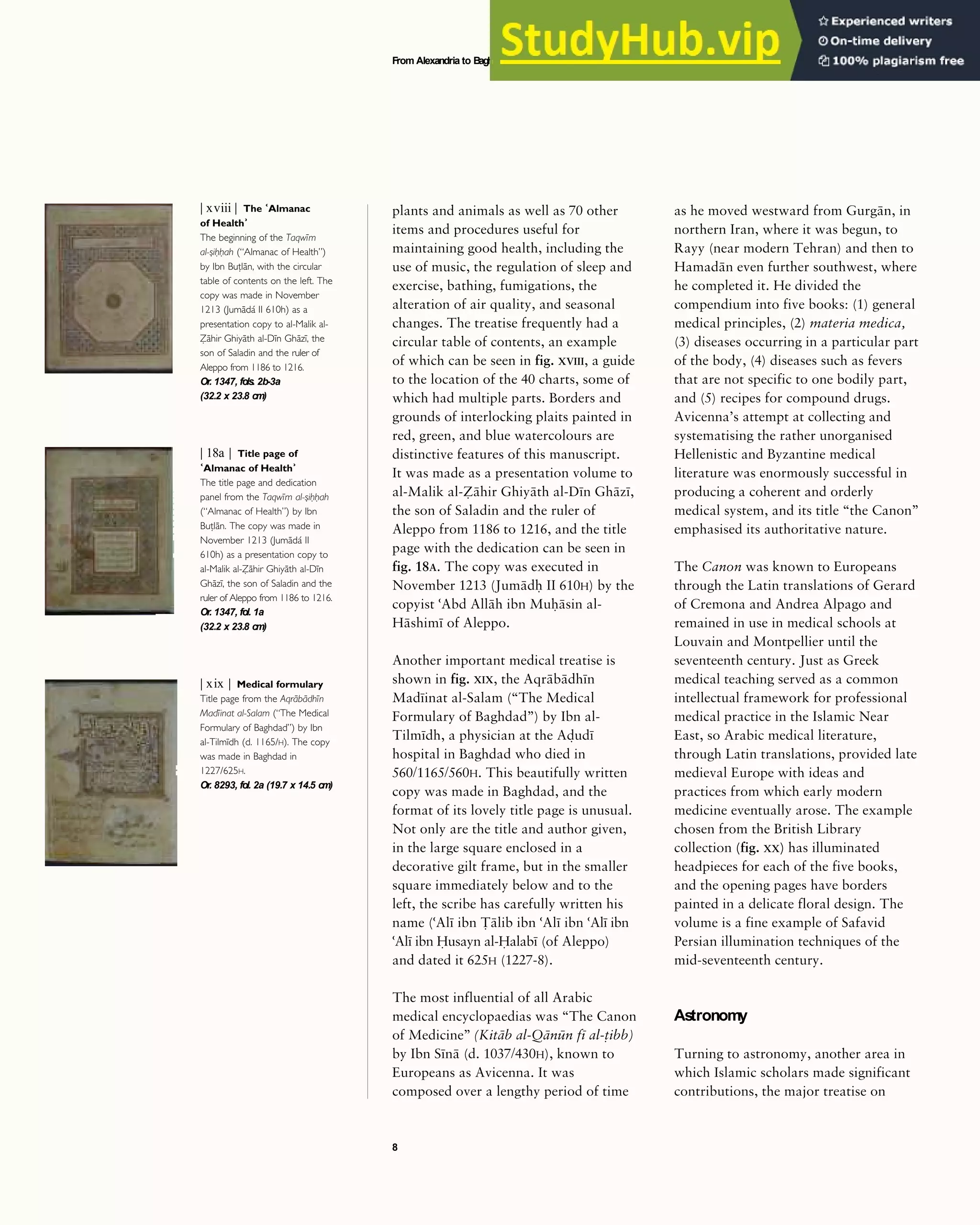 Arabic Treasures of the British Library From Alexandria to Baghdad and ...