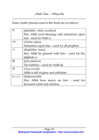Arabic tutor (Full Vol. I-IV) combined pdf | PDF