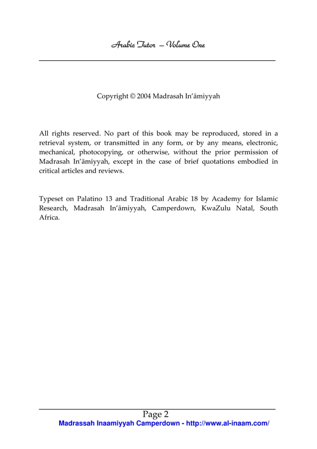 Arabic tutor (Full Vol. I-IV) combined pdf | PDF