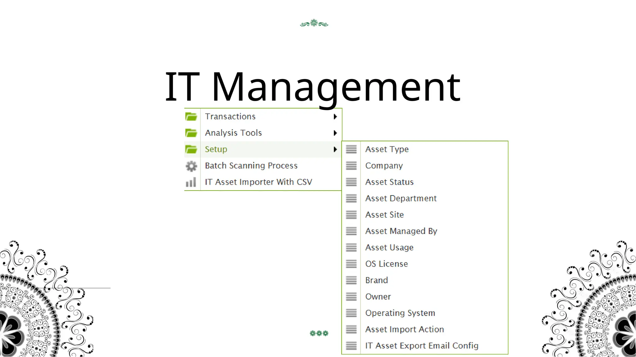 Arabic Type - Document Design ERP in SaaS | PPTX