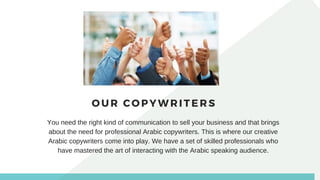 Arabic writing solutions | PPT