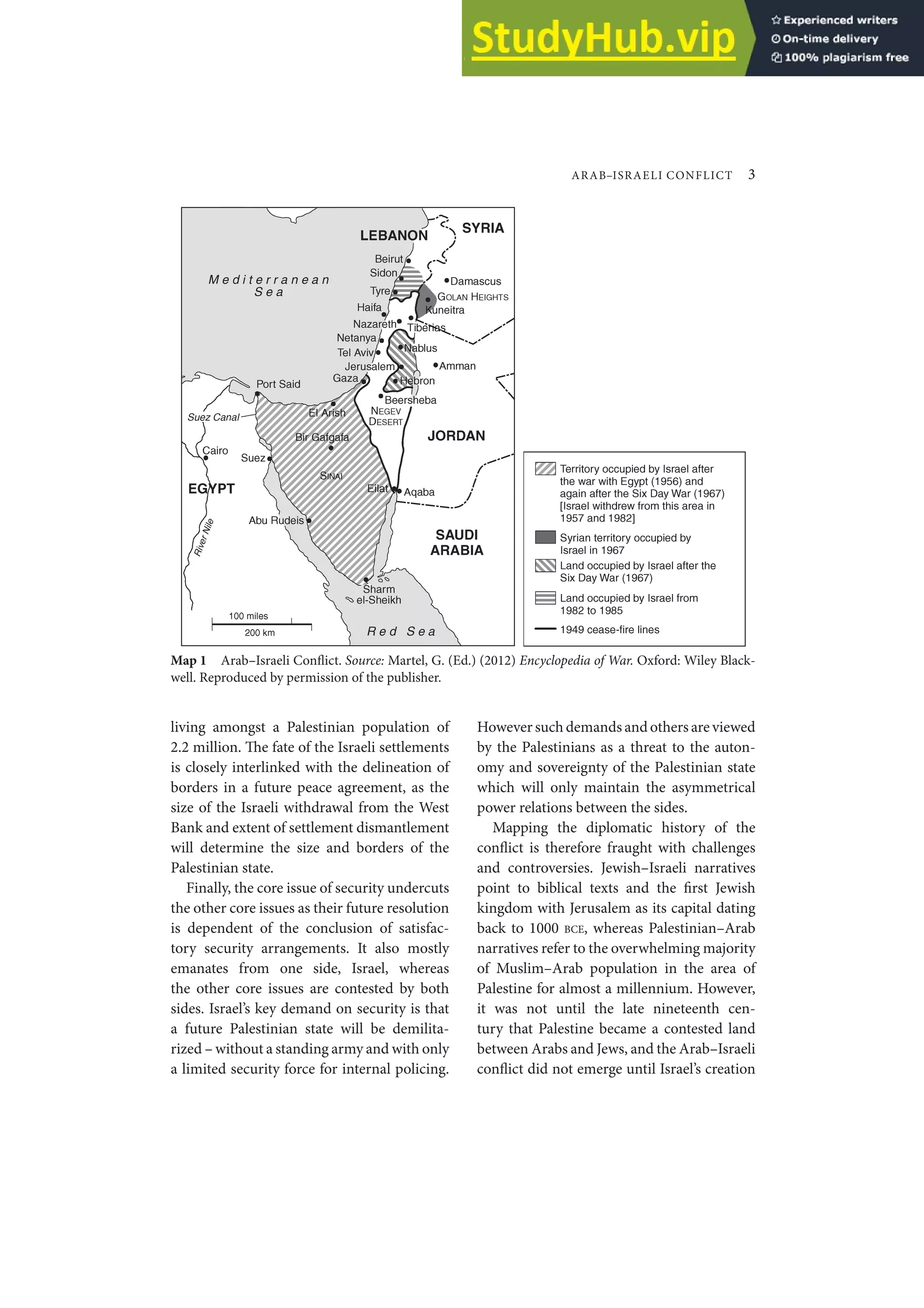 Arab Israeli Conflict | PDF