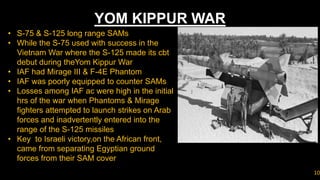 Arab Israel War: different war with israel | PPT