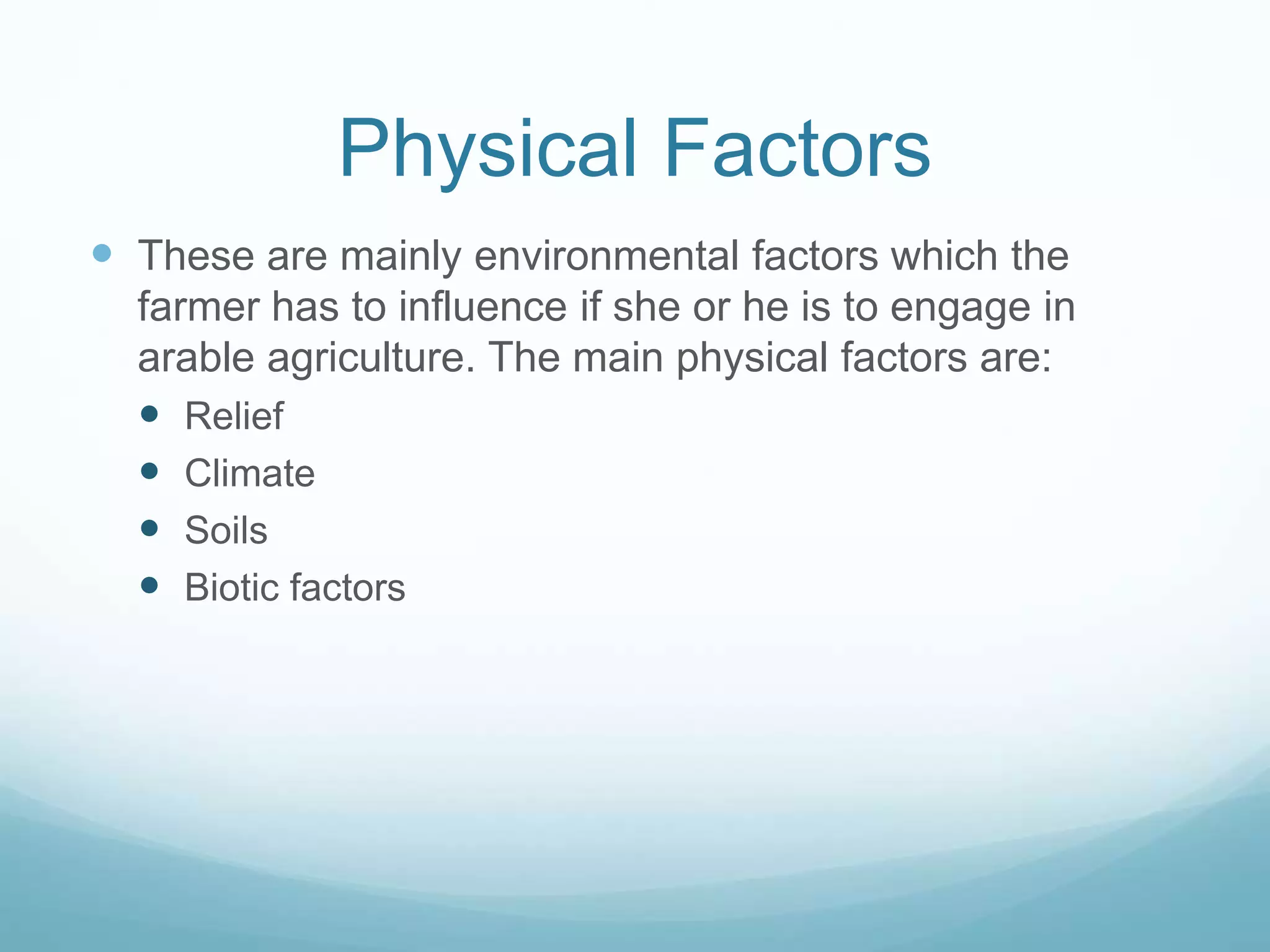 Arable farming | PPTX