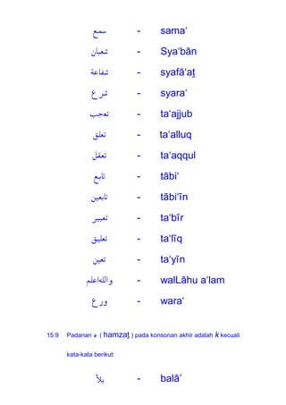 Panduan Transliterasi | PDF
