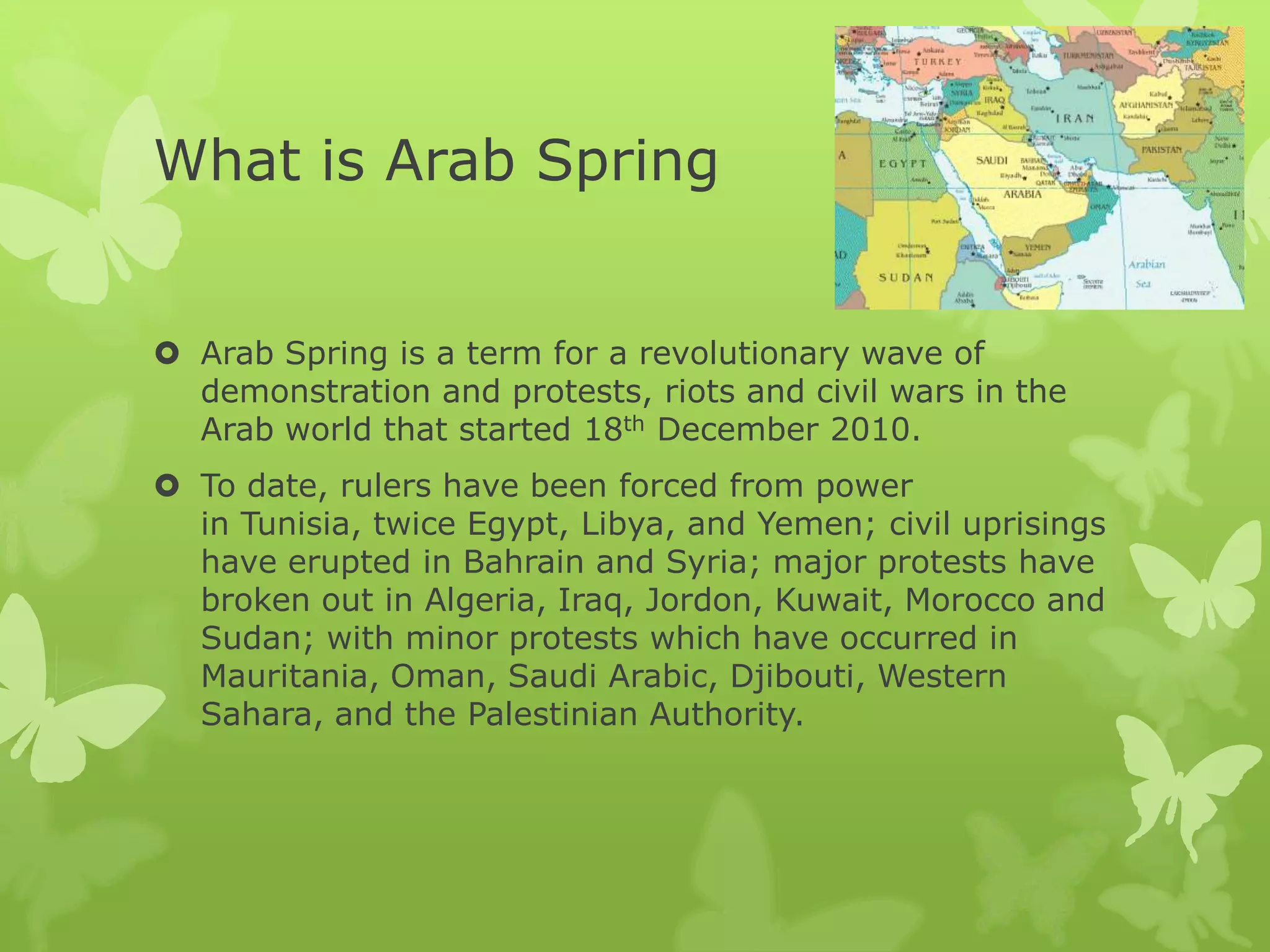 Arab spring | PPT
