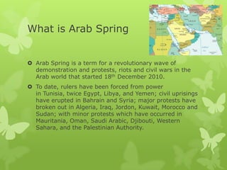 Arab spring | PPT