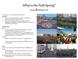 Arab spring | PPTX