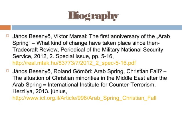 Arab spring | PPT