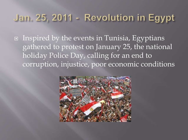 Arab spring egypt & lybia | PPT