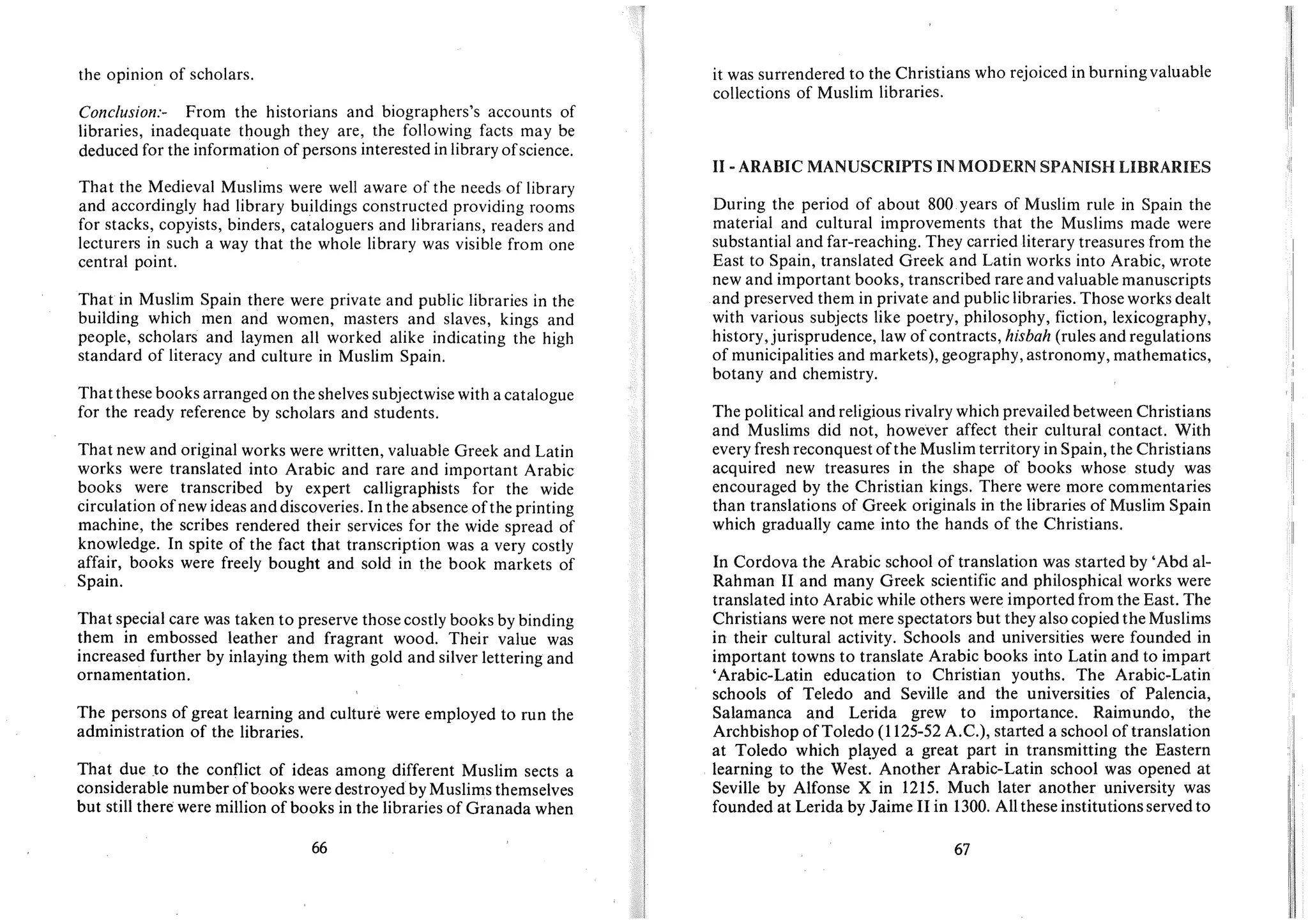 Arab writing and arab libraries imamuddin | PDF