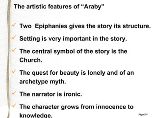 Araby by James Joyce Prepared by Kaushal Desai | PPT