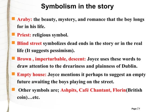 Araby by James Joyce Prepared by Kaushal Desai | PPT