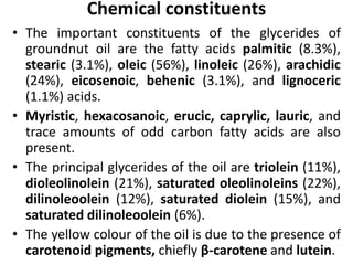 ARACHIS OIL- Groundnut oil- Peanut oil | PPTX