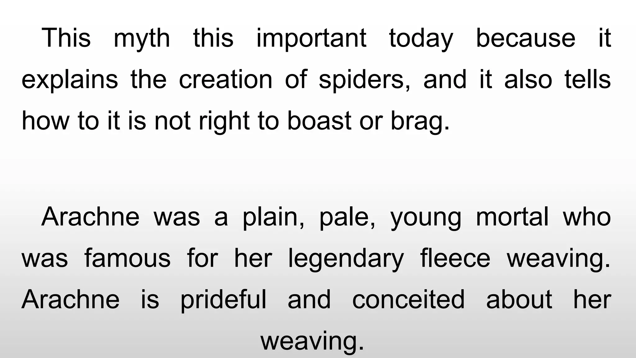 Arachne (The Fateful Quest) | PPTX