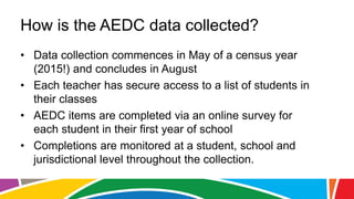 How to get more value out of your AEDC data | PPT