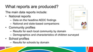 How to get more value out of your AEDC data | PPT