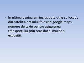 Arad centru cultural si istoric | PPTX