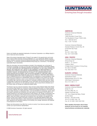 Aradur 450 Brochure | PDF