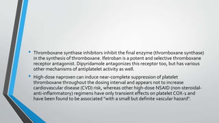 Thromboxane | PPTX