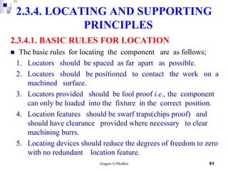 jigs and fixture design lecture note by Aragaw Gebremedhin | PDF