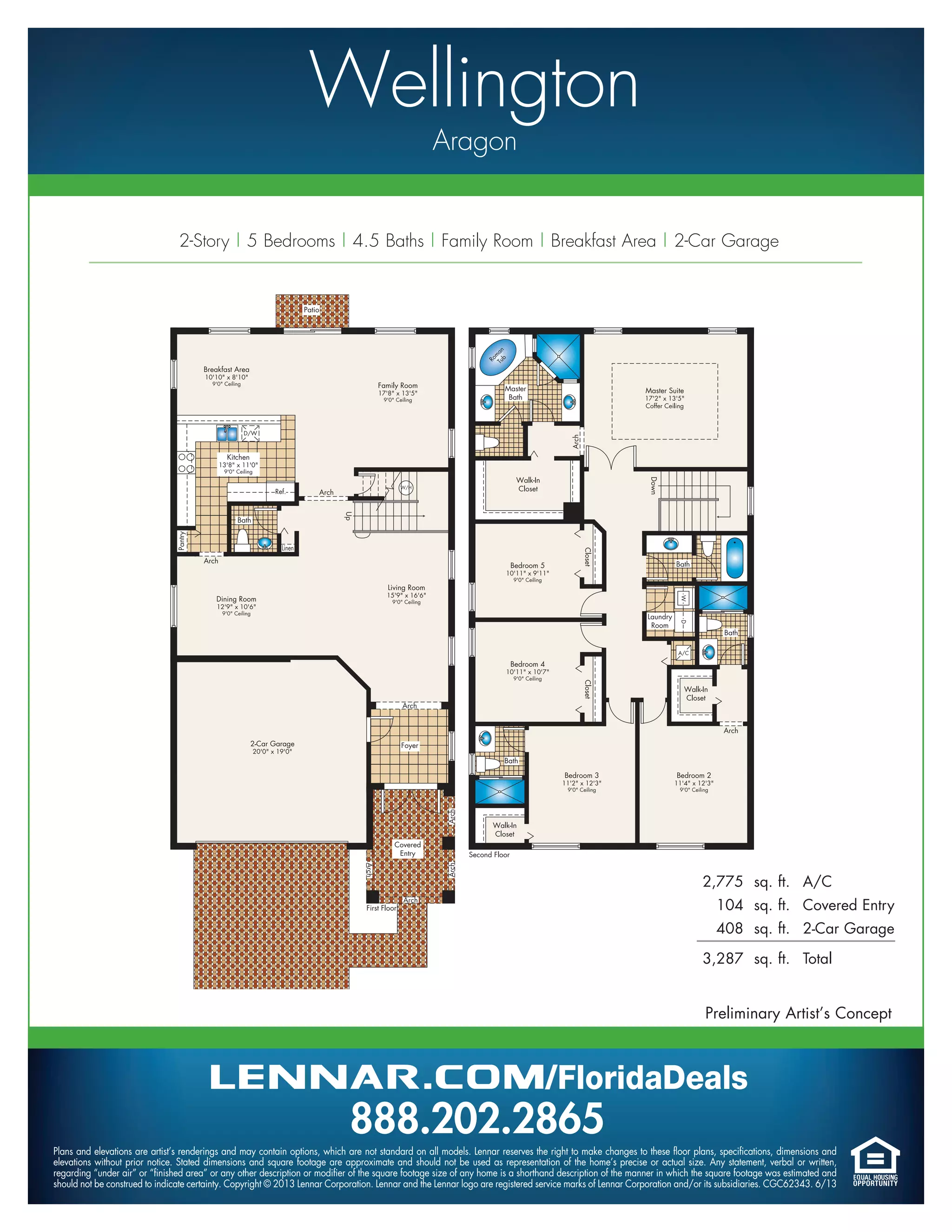 Aragon by Lennar Homes - Estate home floorplans | PDF