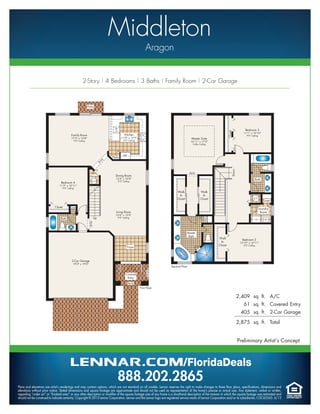 Aragon by Lennar Homes - Estate home floorplans | PDF