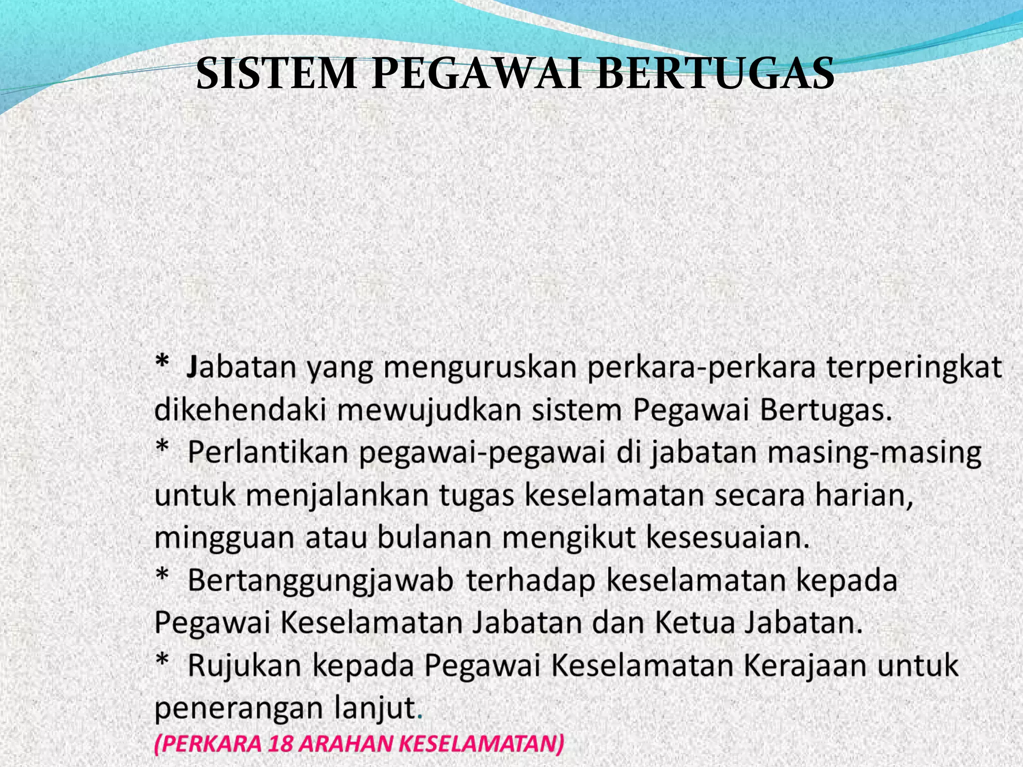 Arahan keselamatan | PPT
