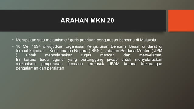 Arahan mkn 20 | PPTX