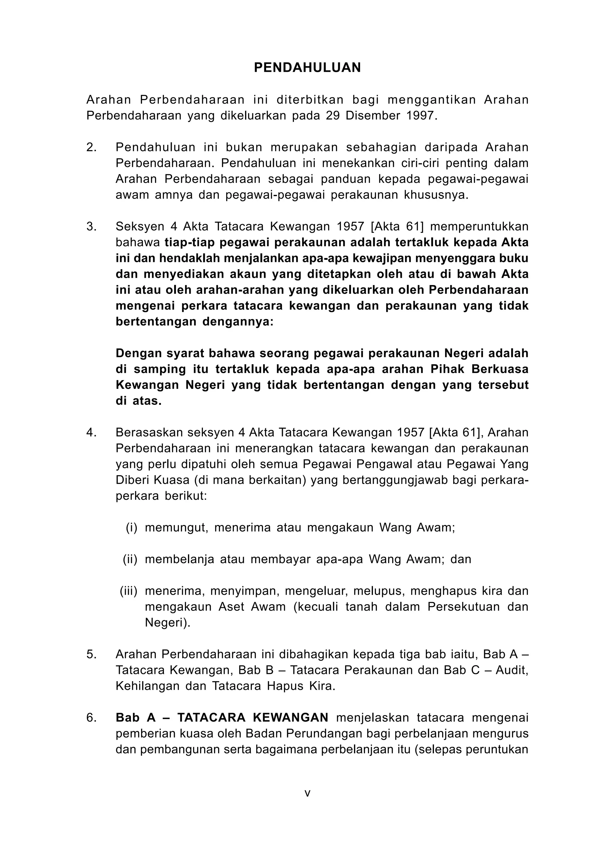 Arahan perbendaharaan | PDF
