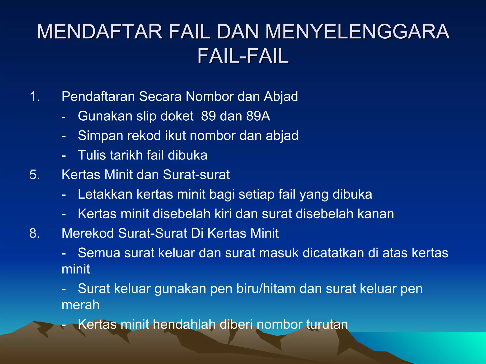 Arahan perkhidmatan | PPT