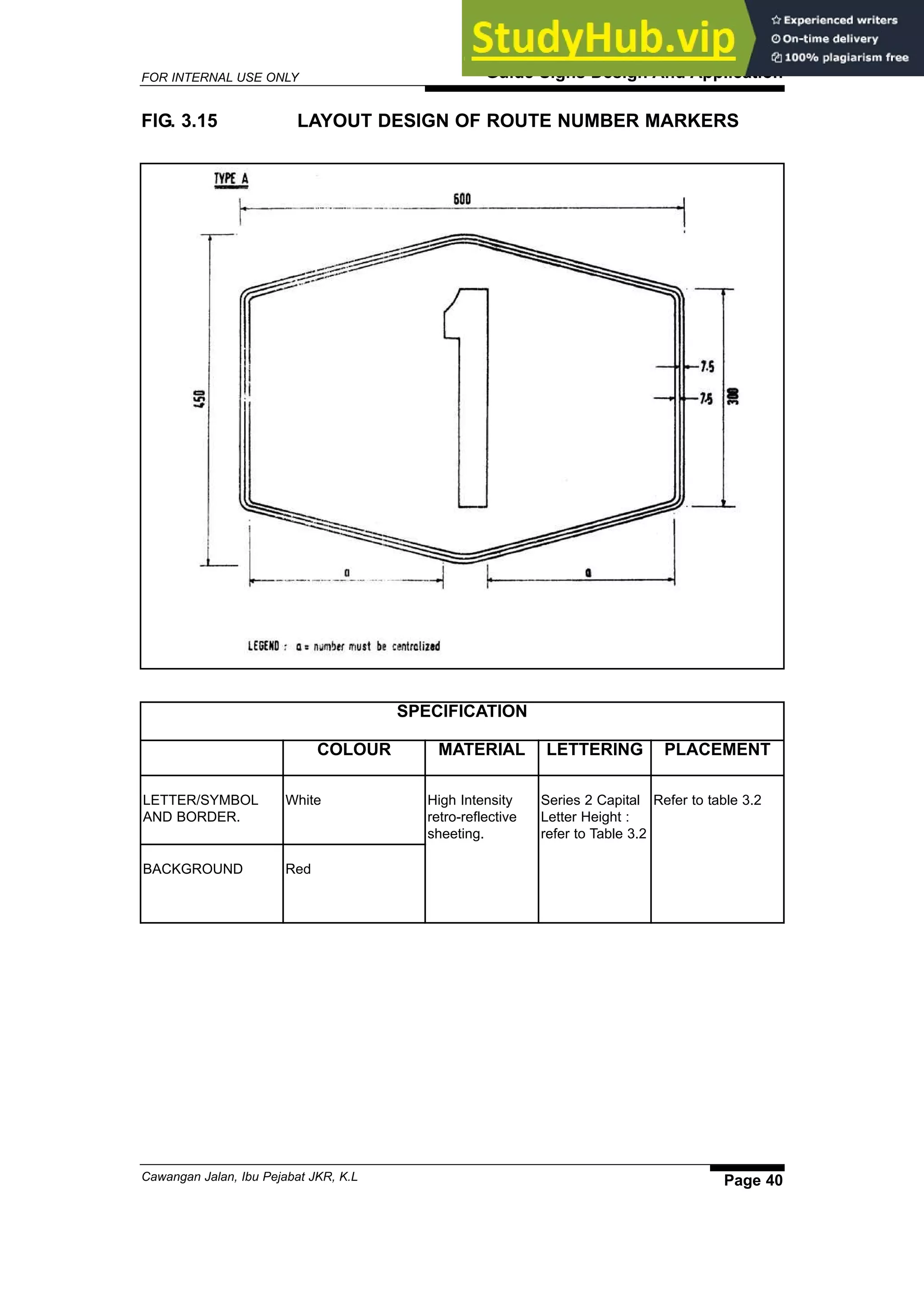 ARAHAN TEKNIK (JALAN) 2E 87 GUIDE SIGNS DESIGN AND APPLICATION JABATAN ...