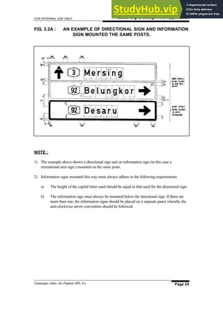ARAHAN TEKNIK (JALAN) 2E 87 GUIDE SIGNS DESIGN AND APPLICATION JABATAN ...