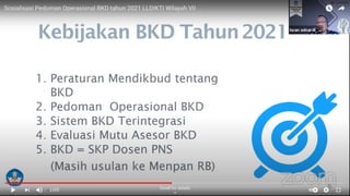 Arah kebijakan bkd 2021 | PDF
