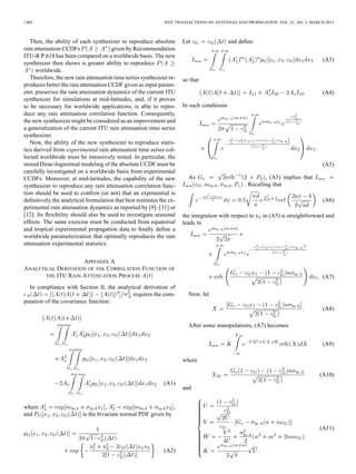 A rain attenuation time series synthesizer based dirac lognormal | PDF