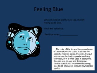 A rainbow of colors-PPT file for idioms for ELL learners | PPTX