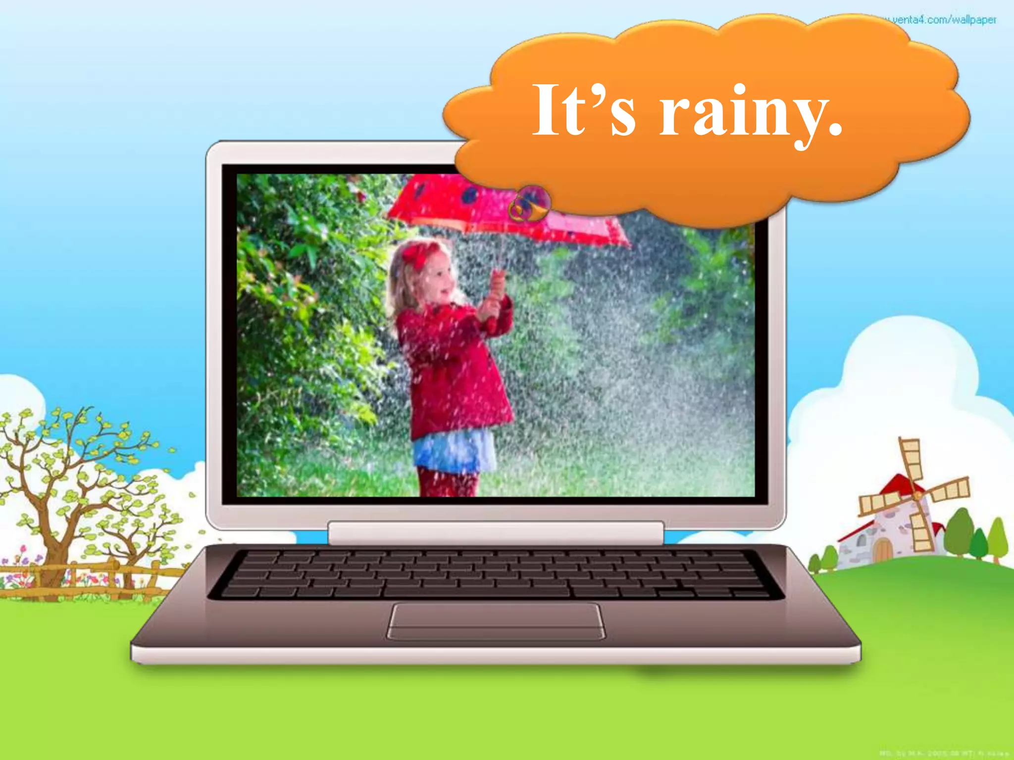 A rainy day vocabulary lesson | PPTX