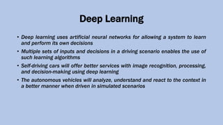 Key Technologies for Autonomous Driving | PPTX