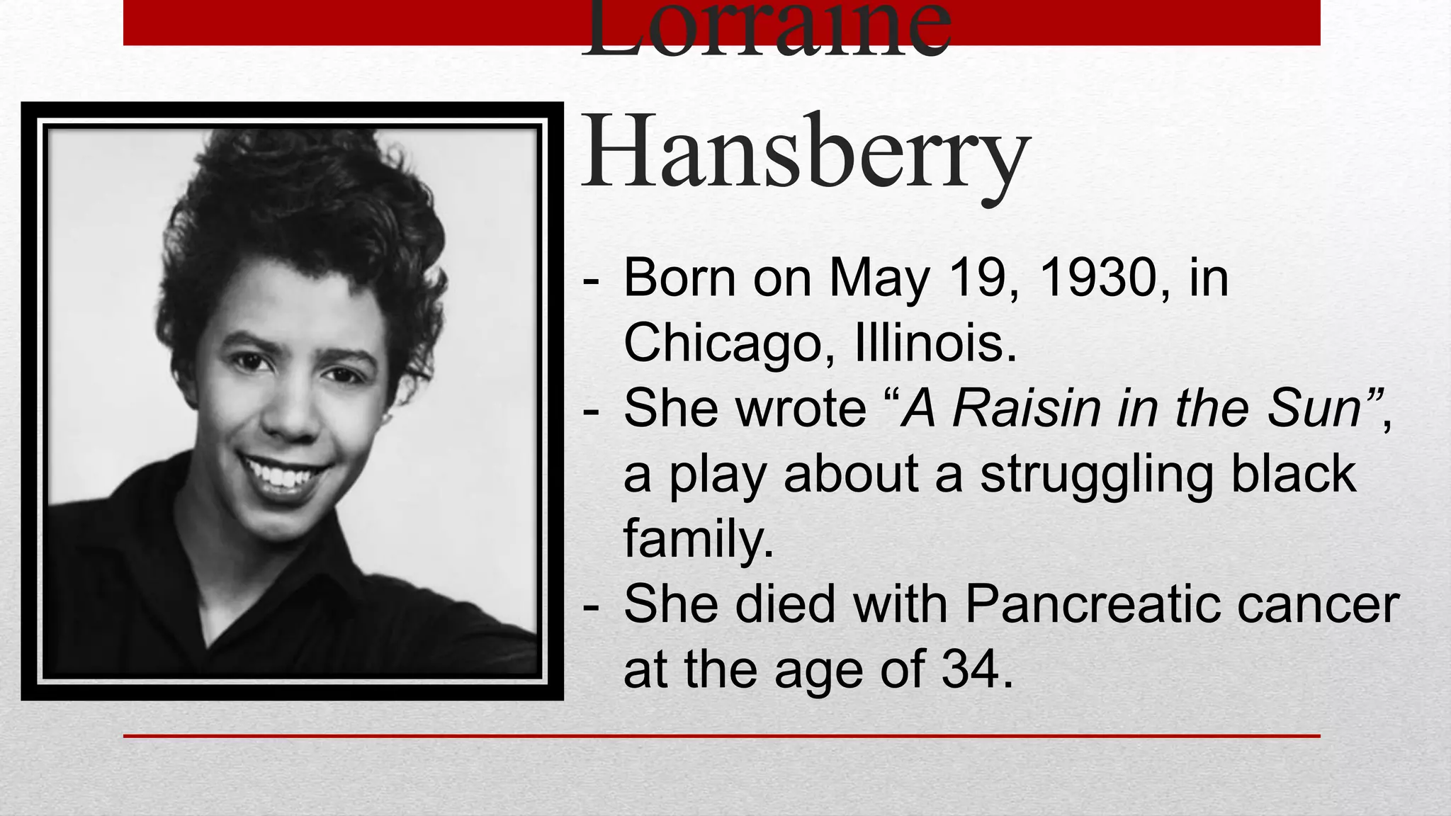 A Raisin in the Sun Summary | PPTX